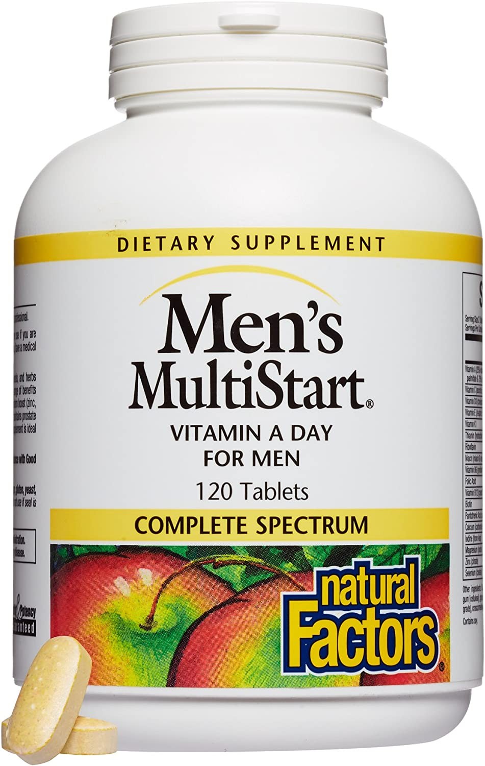 Natural Factors, Men's MultiStart Daily Multivitamin, Nutritional ...