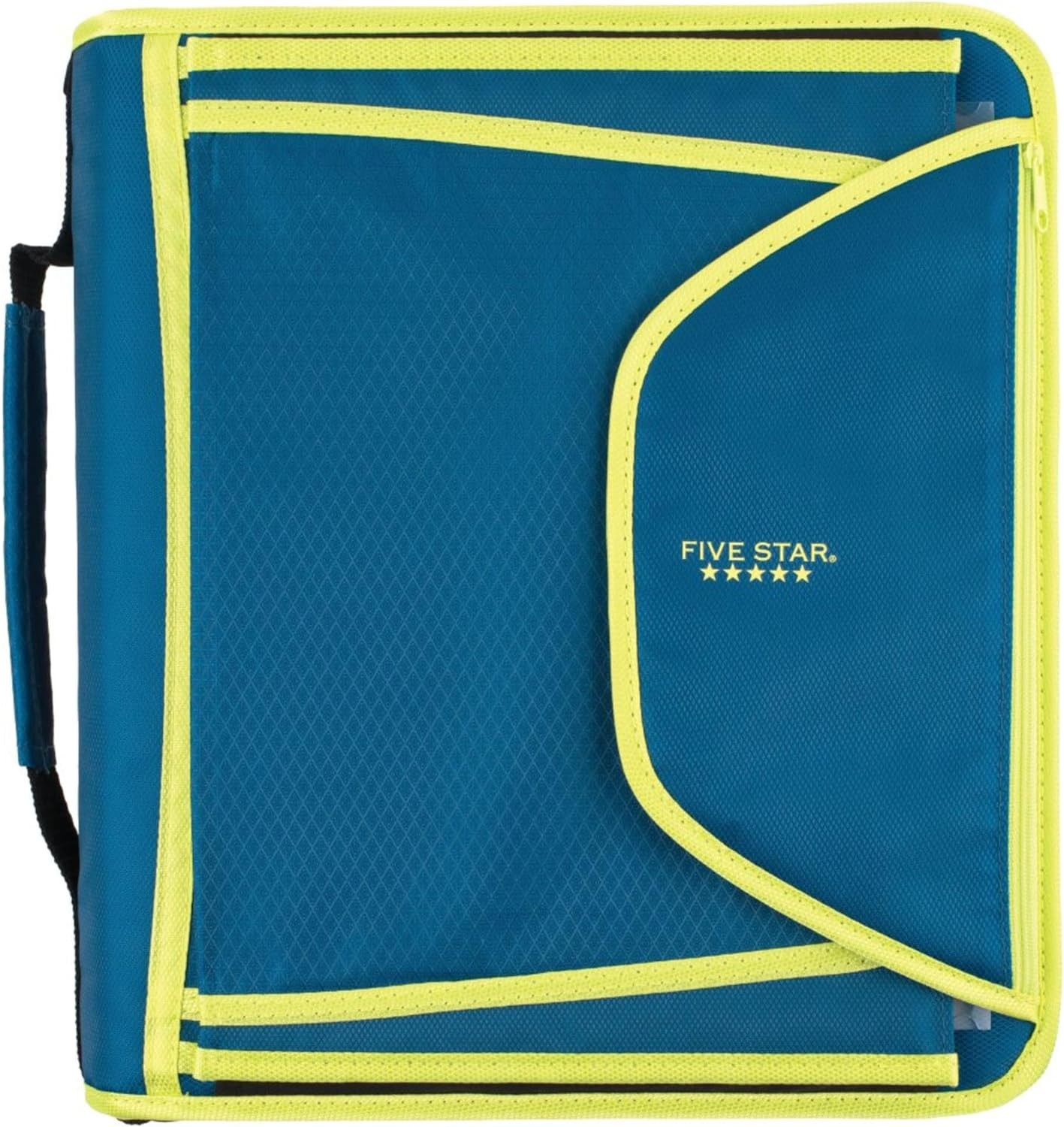 Five Star® Zipper 3-Ring Binder with Expanding File, 2" Round Rings ...