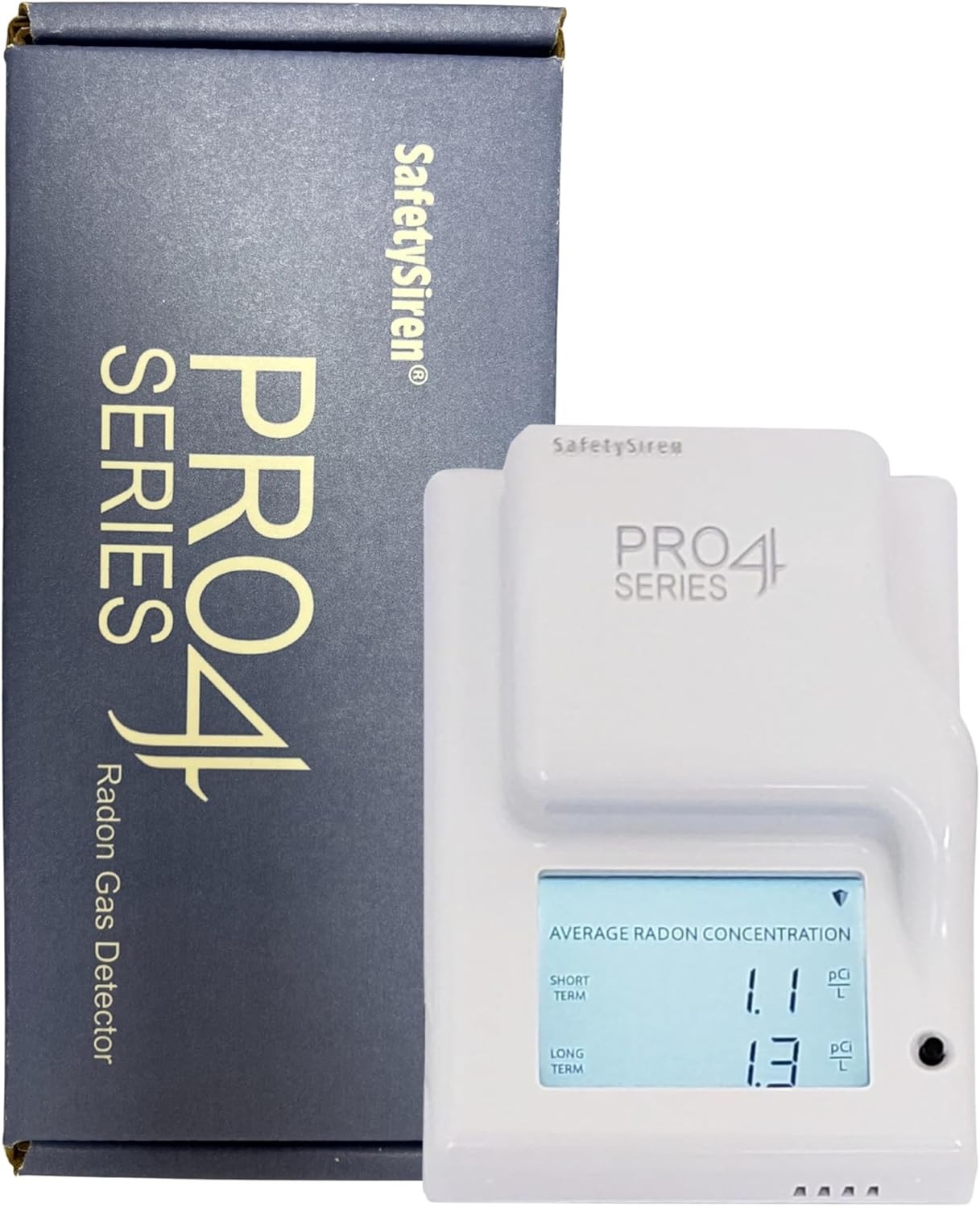 Safety Siren Pro4 Plug-in Radon Detector, Continuous Radon Gas ...