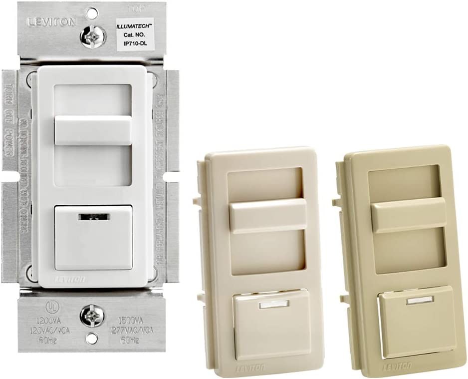 Leviton IllumaTech Dimmer Switch for 0-10V LED, Mark 7 Florescent ...