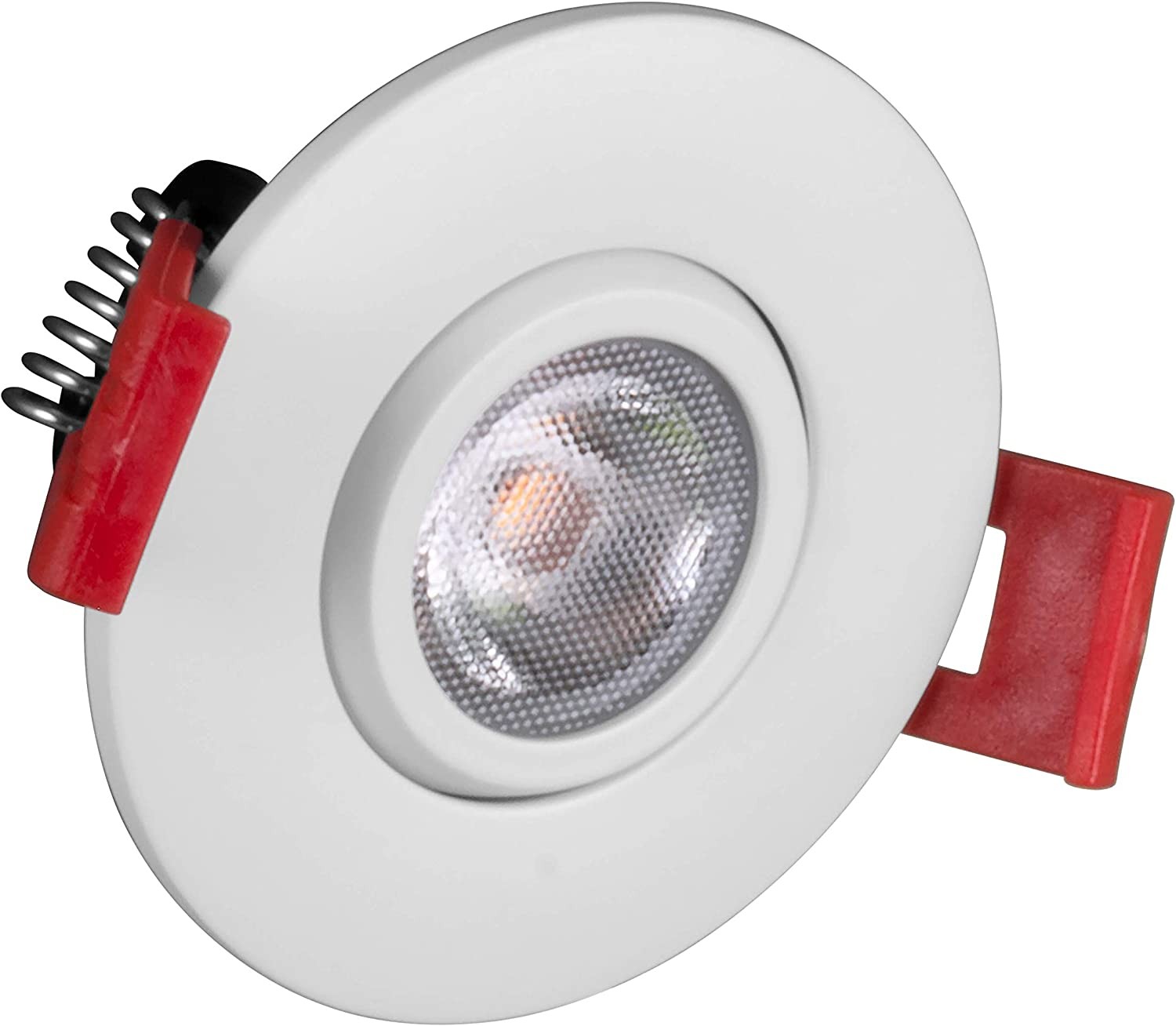 NICOR Lighting 2 inch LED Gimbal Recessed Downlight in White, 5000K ...