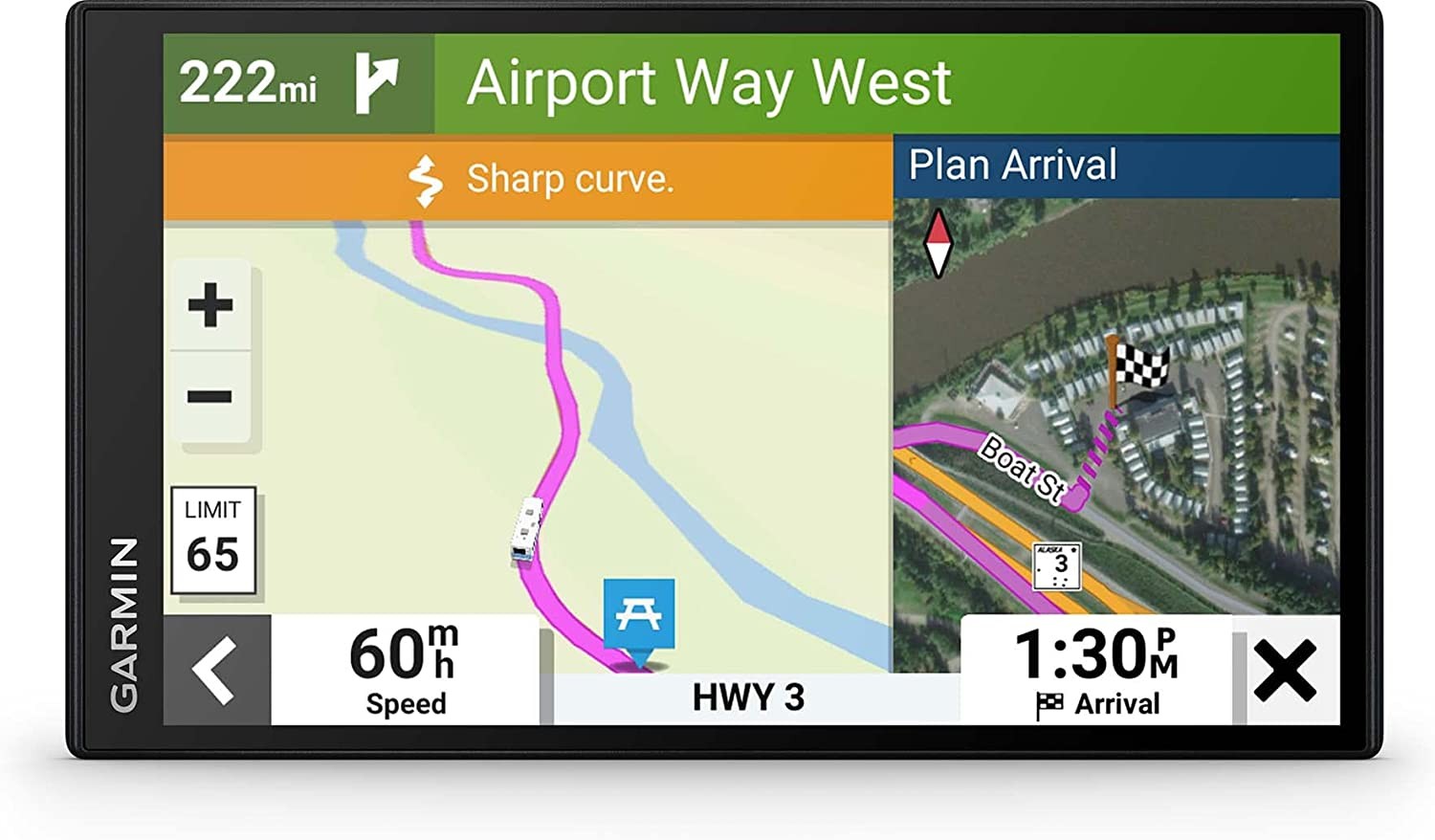 Garmin RV 795, Large, Easy-to-Read 7” GPS RV Navigator, Custom RV ...