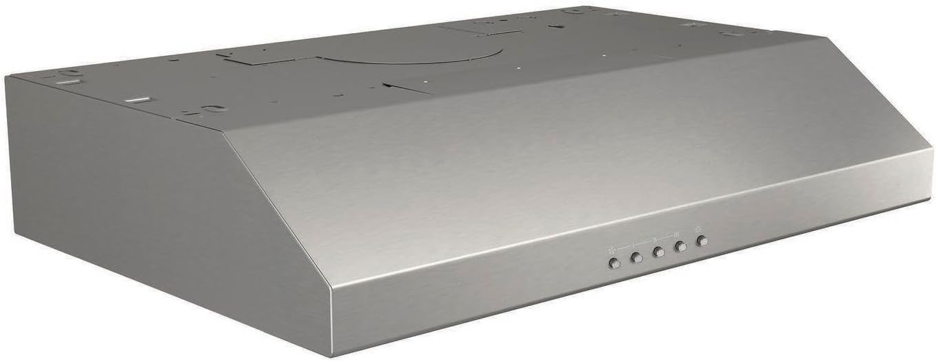 Broan-NuTone BCSQ130SS Three-Speed Glacier Under-Cabinet Range Hood ...