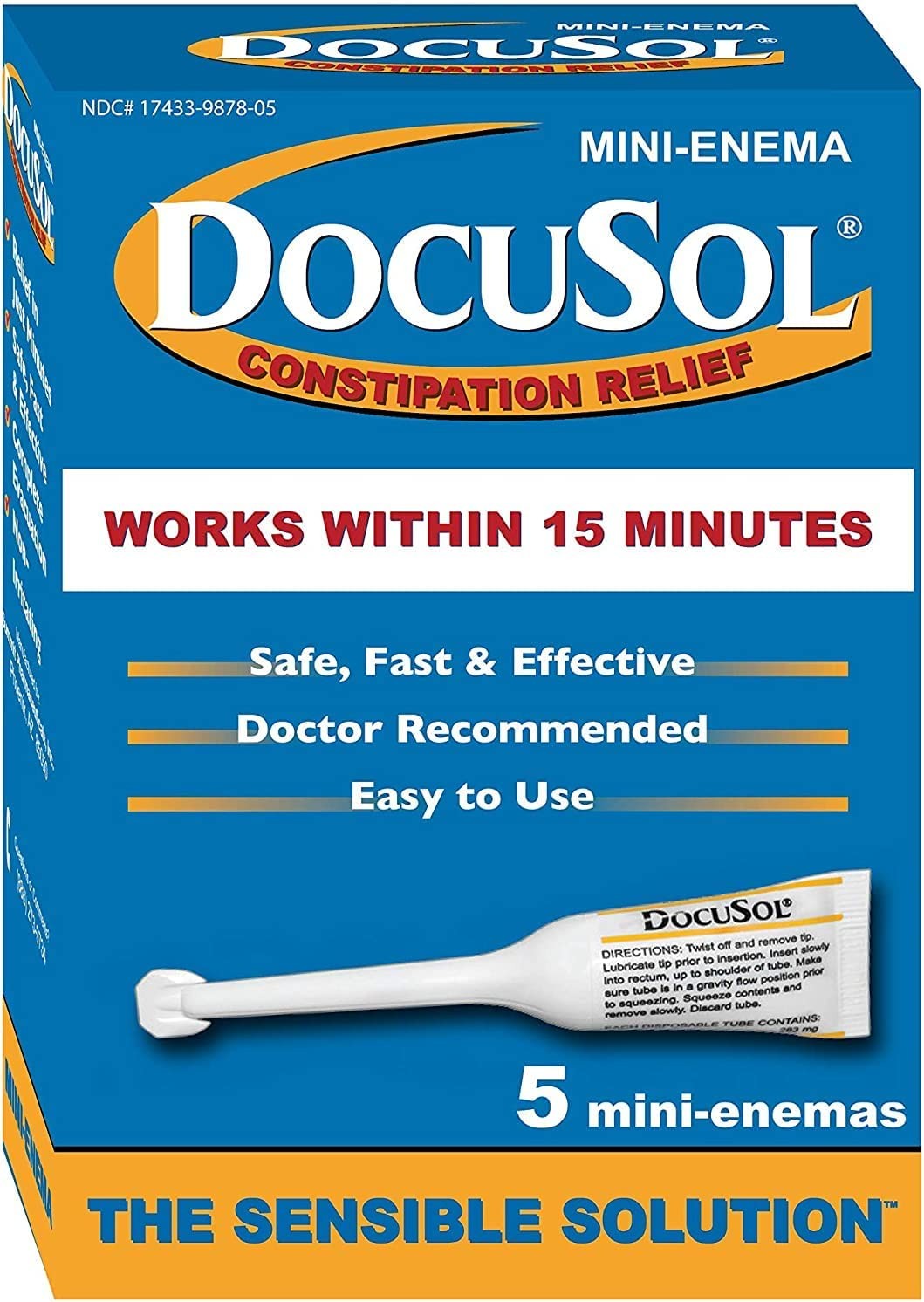 Docusol Docusate Sodium Mini Enema ml, Clear, 0.84 Fl Oz Best Deals and ...