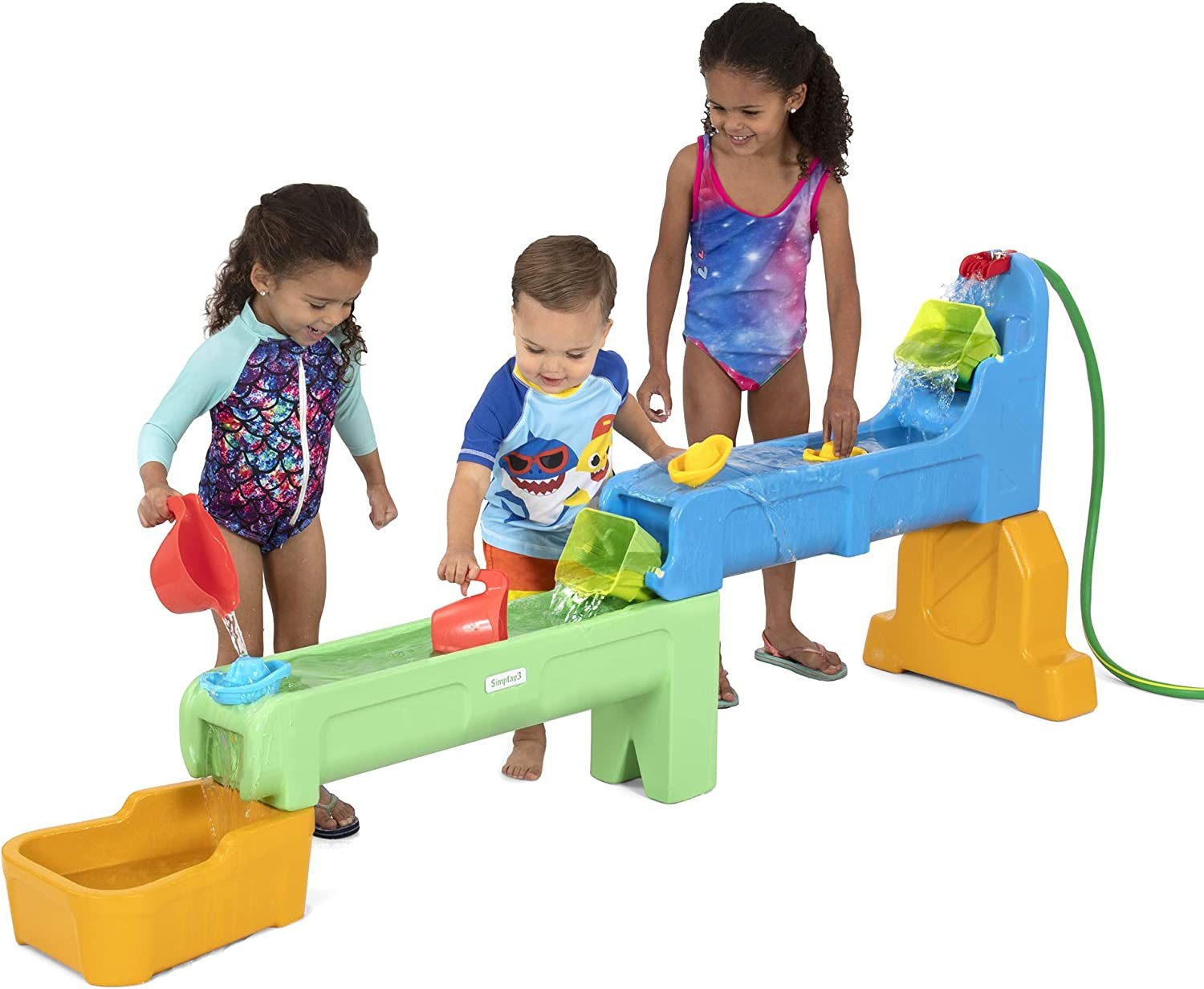 Simplay3 Rushing River Falls Multi-Level Outdoor Water Play Table ...