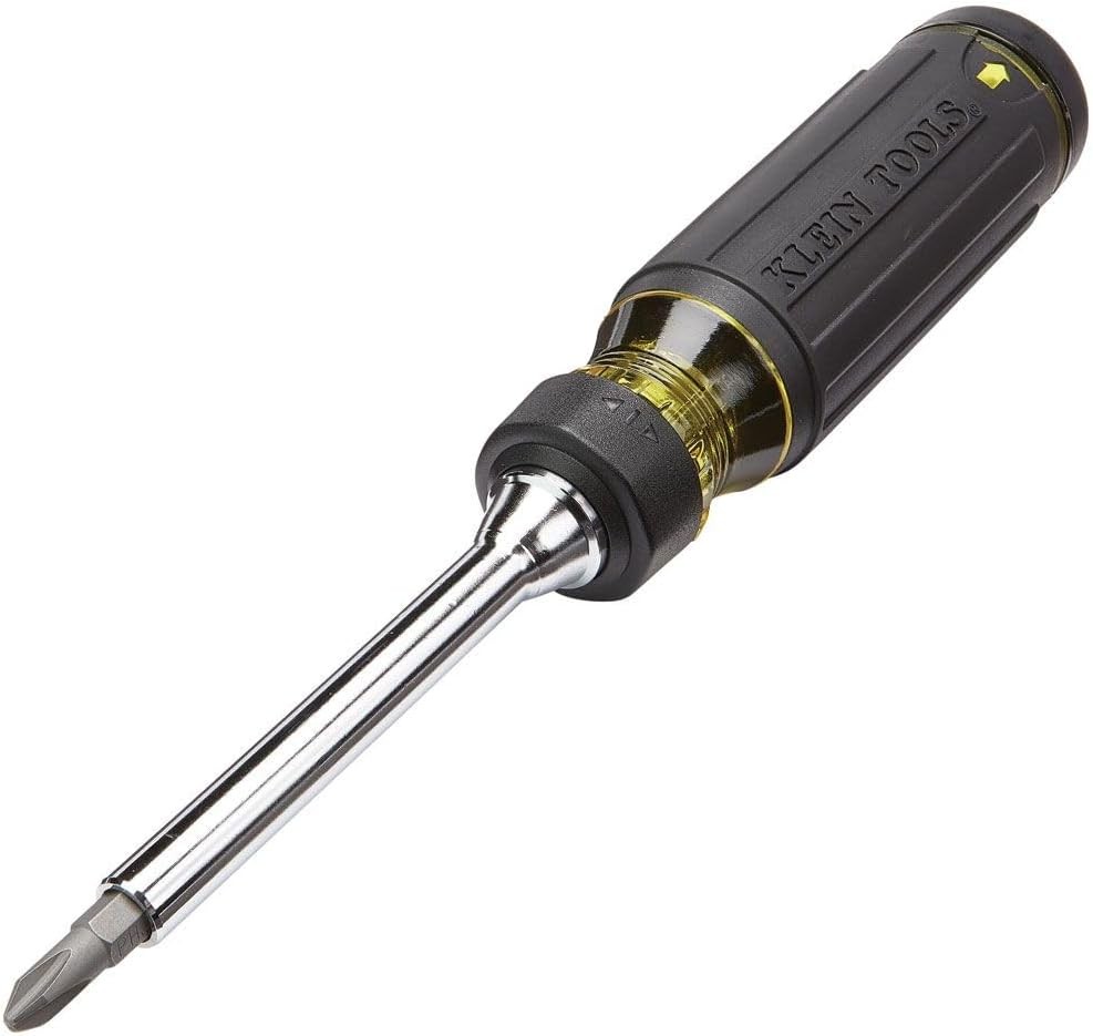 Klein Tools 32305 Multi-bit Ratcheting Screwdriver, 15-in-1 Tool with ...
