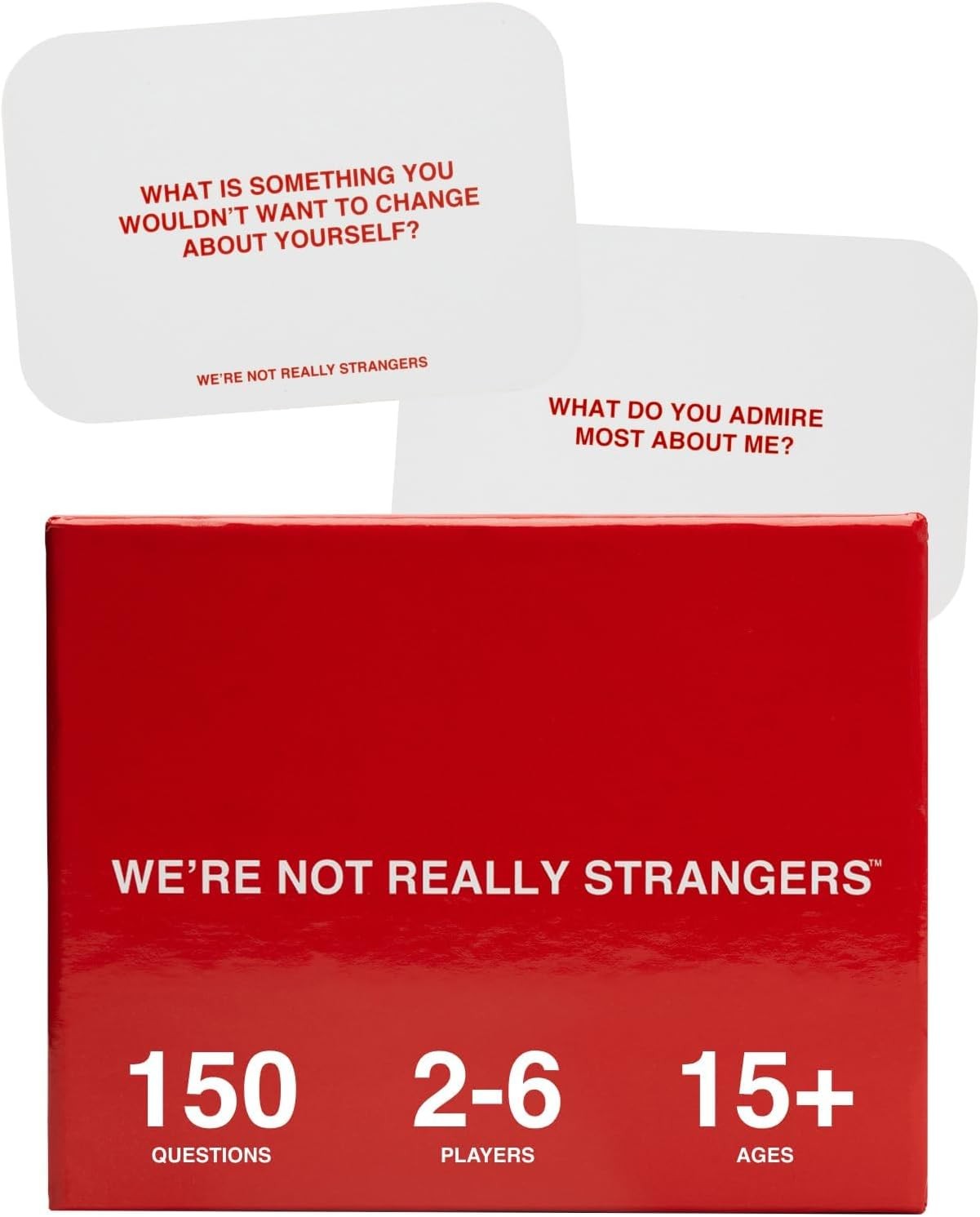WE'RE NOT REALLY STRANGERS Card Game - 150 Conversation Cards for ...
