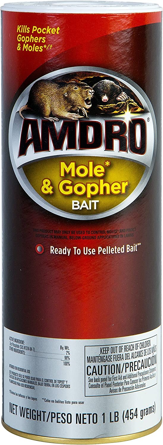 AMDRO Mole & Gopher Bait, 1 lb. Best Deals and Price History at ...