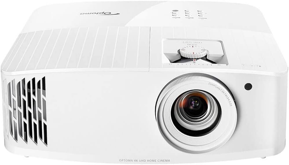 Optoma UHD55 4K Ultra HD DLP Home Theater and Gaming Projector, Built ...