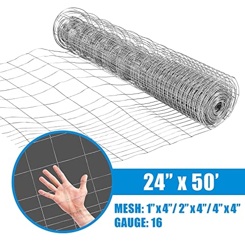 Fencer Wire 16 Gauge Galvanized Super Rabbit Guard Garden Fence, Welded ...