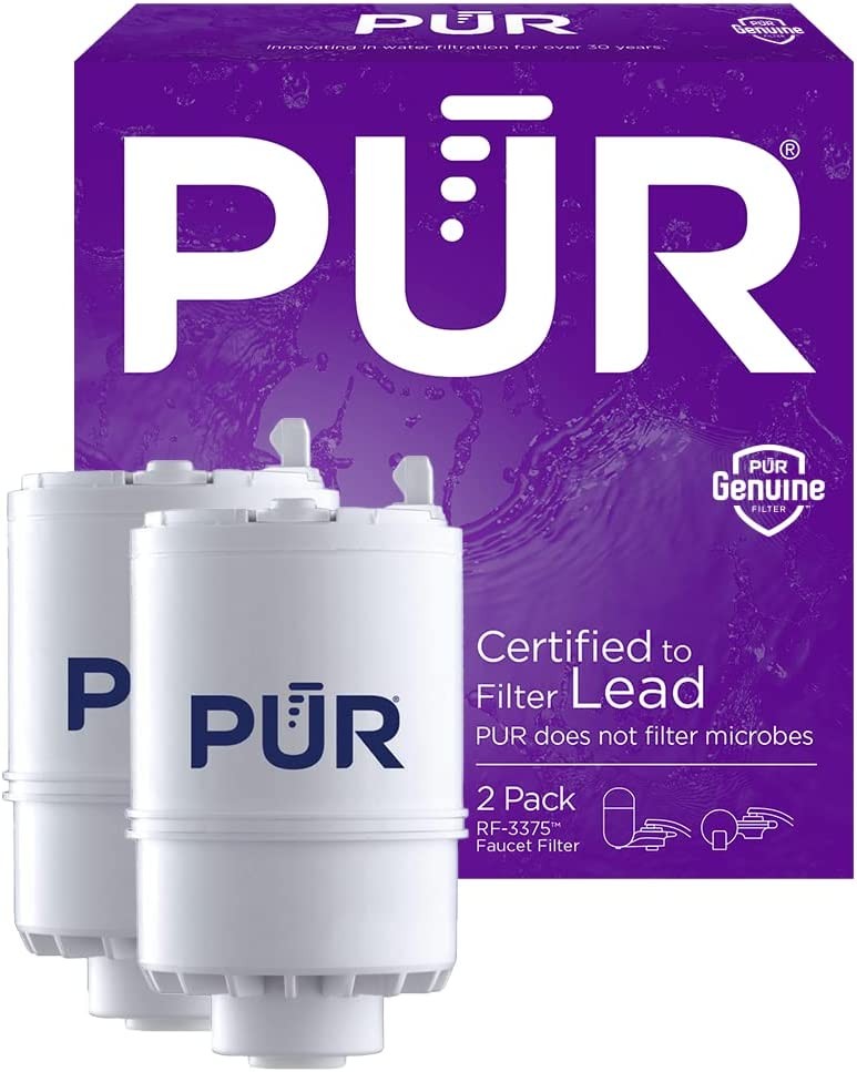 PUR Faucet Mount Replacement Filter 2-Pack, Genuine PUR Filter, 2-in-1 ...