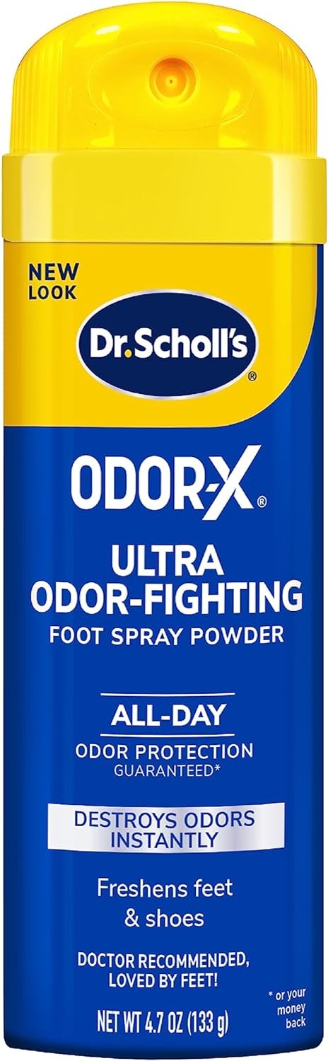 Dr. Scholl's ODOR-X ULTRA ODOR-FIGHTING SPRAY POWDER, 4.7 oz ...