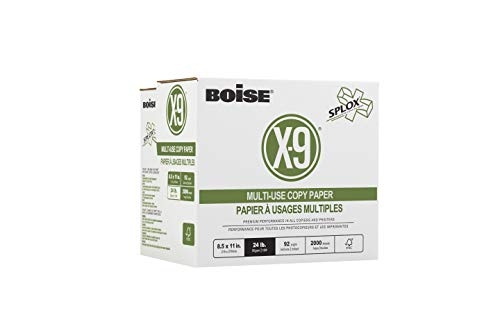 Boise Paper X-9 Multi-Use Copy Paper – Ream less (2,000 Sheets) | 8.5 ...