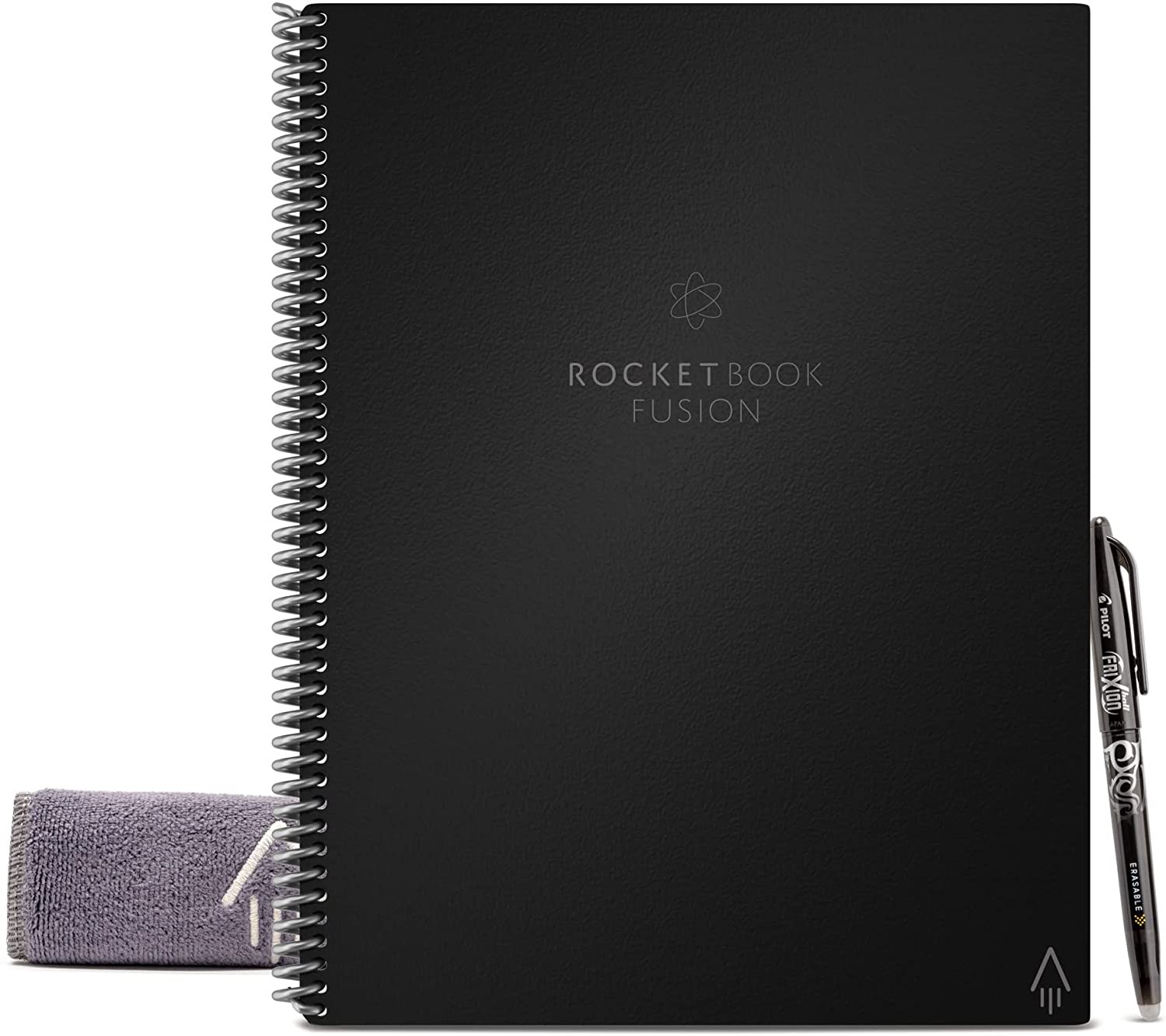 Rocketbook Fusion Smart Reusable Letter Size Notebook, 8-1/2" x 11", 7 ...