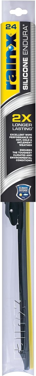 Rain-X 830124 Silicone Endura Wiper Blades, 24 Inch Windshield Wipers ...