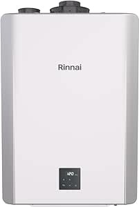 NEW Rinnai RX199iN Condensing Smart Sense Natural Gas or Propane Tankless Water Heater, Indoor ...