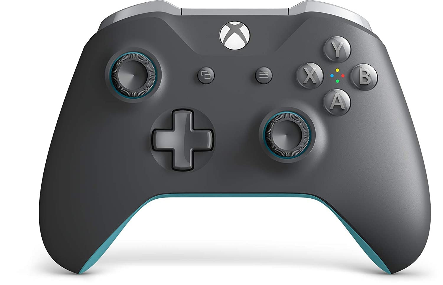 Microsoft Xbox Wireless Controller Grey & Blue - Wireless - Bluetooth ...