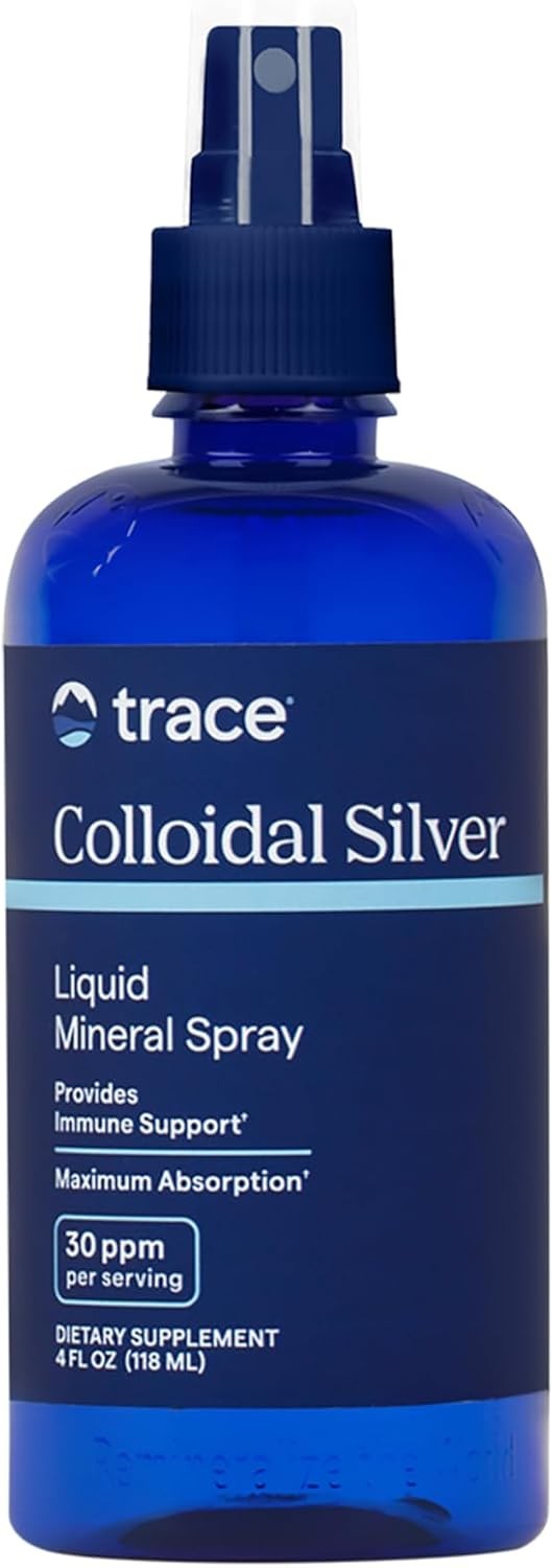 Trace Minerals Colloidal Silver Spray - Daily Mineral Supplement to Aid ...