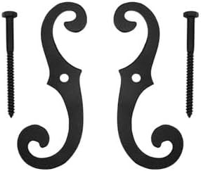 1 Pair of Exterior Shutter Holdbacks Shutter Dogs with Attachment ...