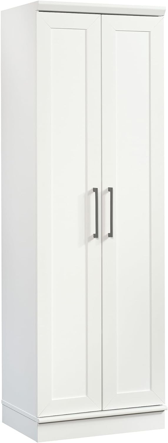 Sauder HomePlus Storage Cabinet/ Pantry cabinets, Soft White finish ...