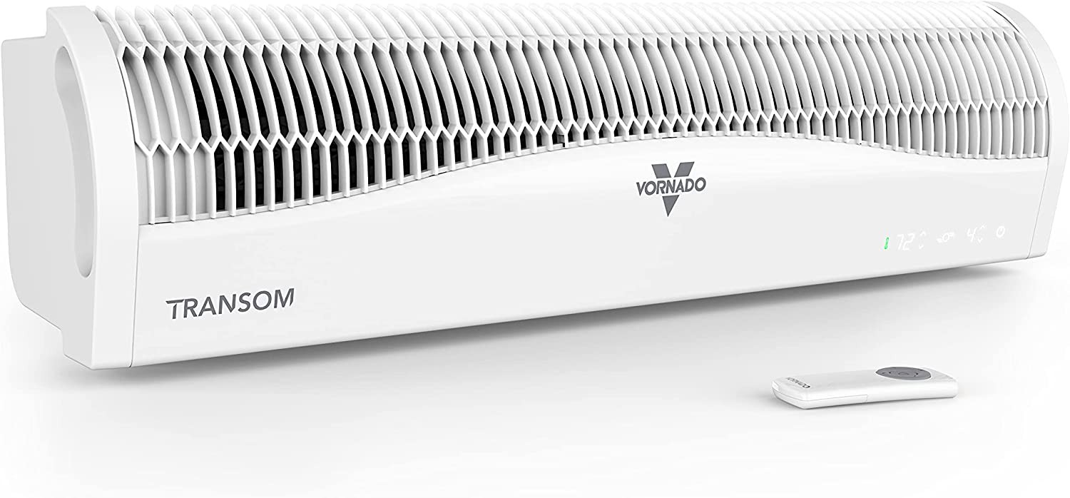 Vornado TRANSOM Window Fan with Remote Control, Reversible Exhaust Mode ...