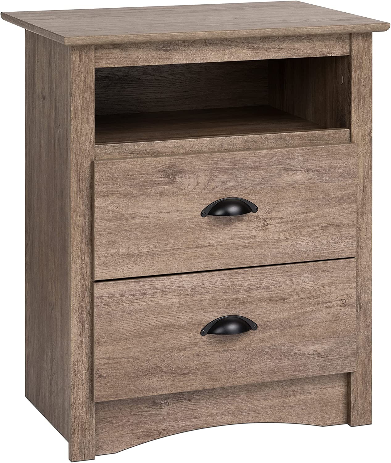 Prepac's Fremont 2 Drawer Nightstand: Elegant Bedroom Furniture ...