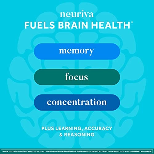 NEURIVA Plus Brain Supplement For Memory, Focus & Concentration ...