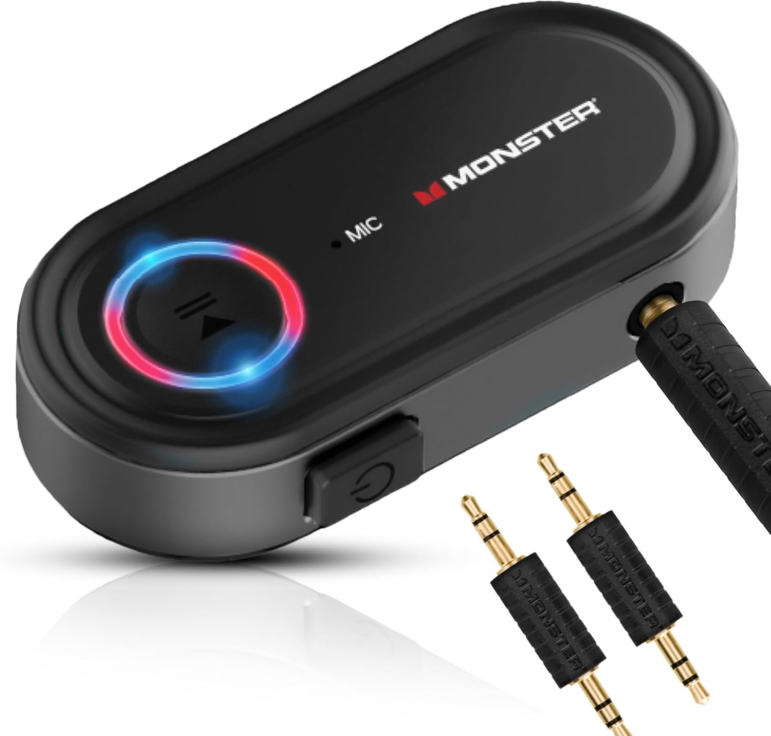 Monster Bluetooth Audio Receiver, Aux Bluetooth Adapter with 3.5mm Jack ...