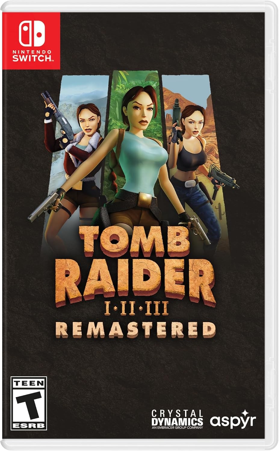 Tomb Raider I-III Remastered Starring Lara Croft - Nintendo Switch ...