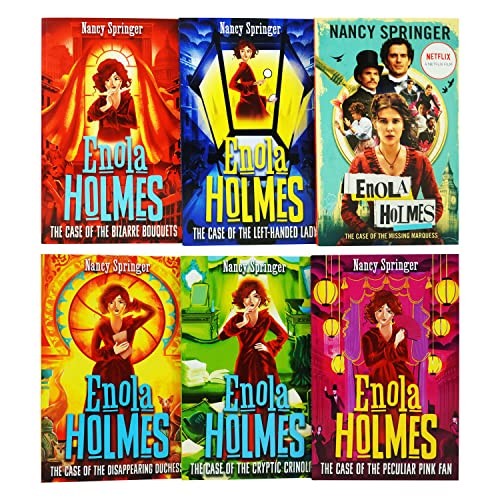 Enola Holmes Mystery Series 6 Books Collection Set Nancy Springer (The ...