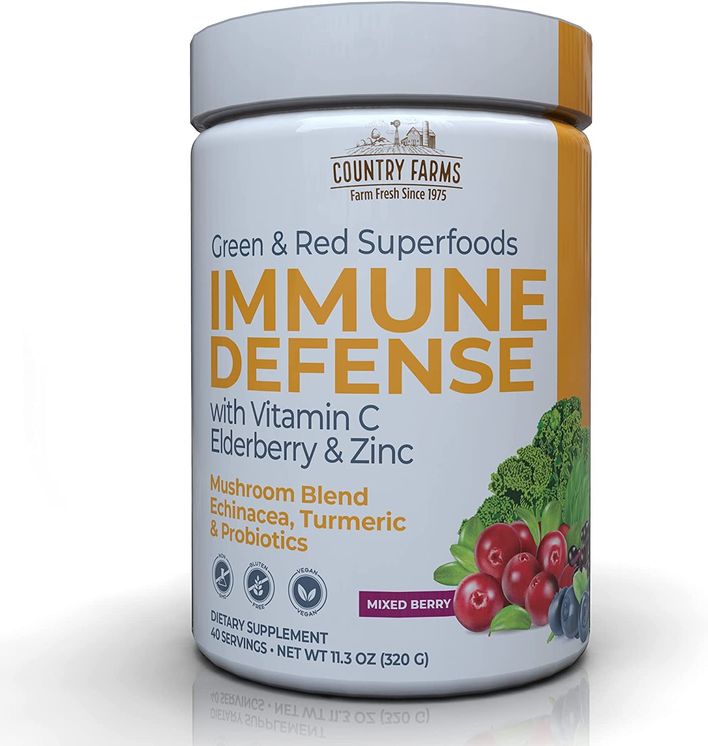 COUNTRY FARMS Immune Defense Superfoods, Immune Support Supplement ...