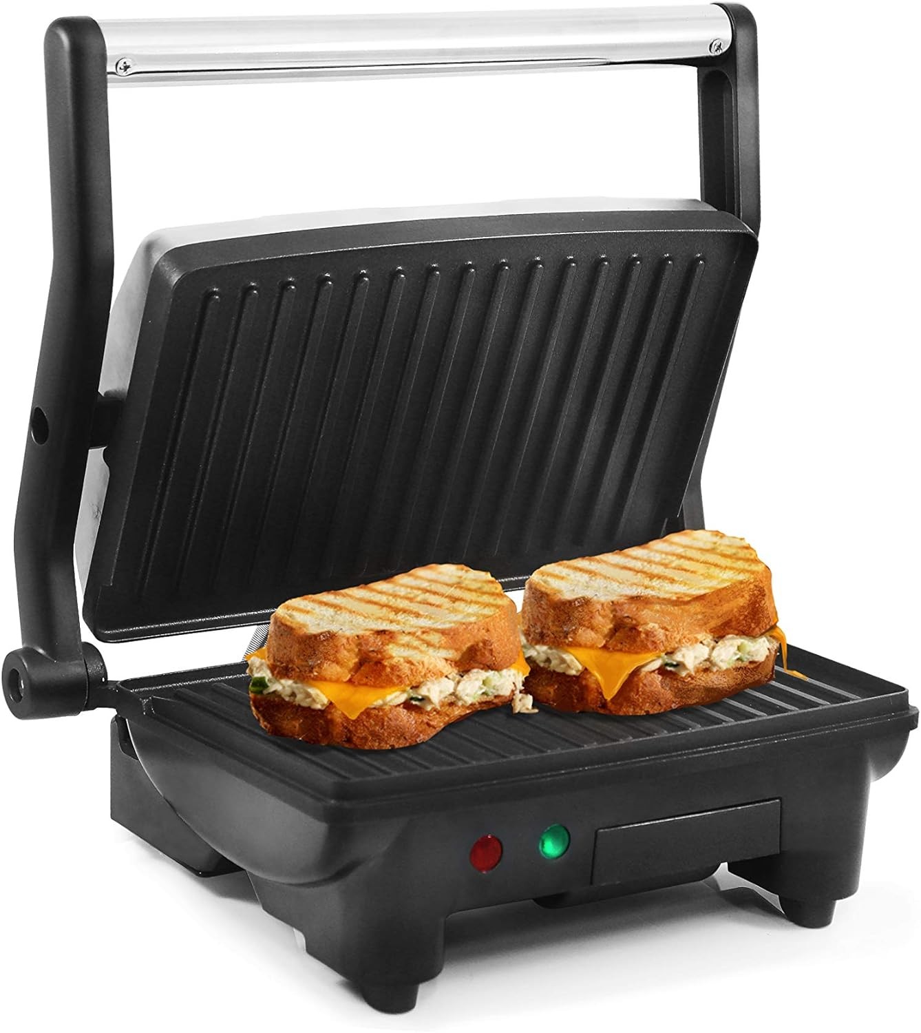 Elite Gourmet EPN-2976 2-in-1 Nonstick Panini Press & Indoor Grill ...