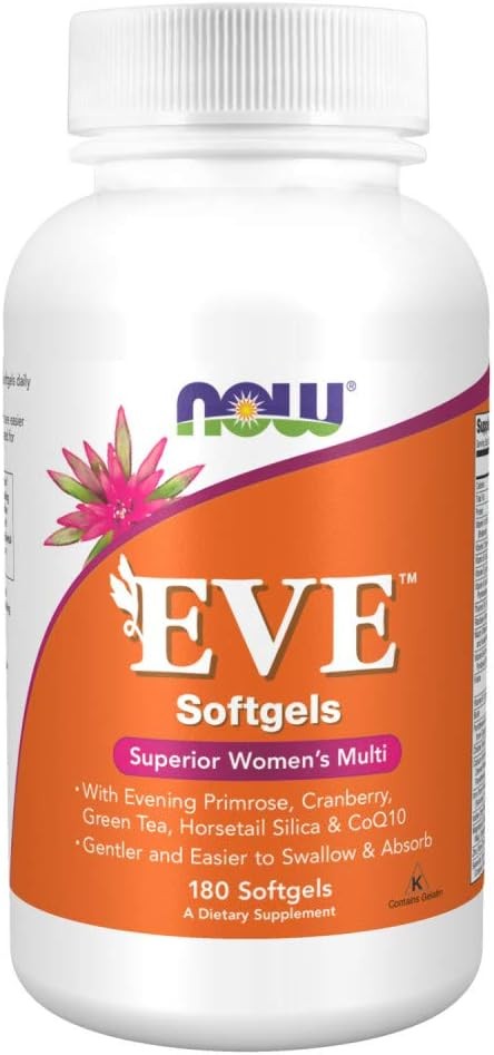 NOW Supplements, Eve™ Women's Multivitamin with Evening Primrose ...