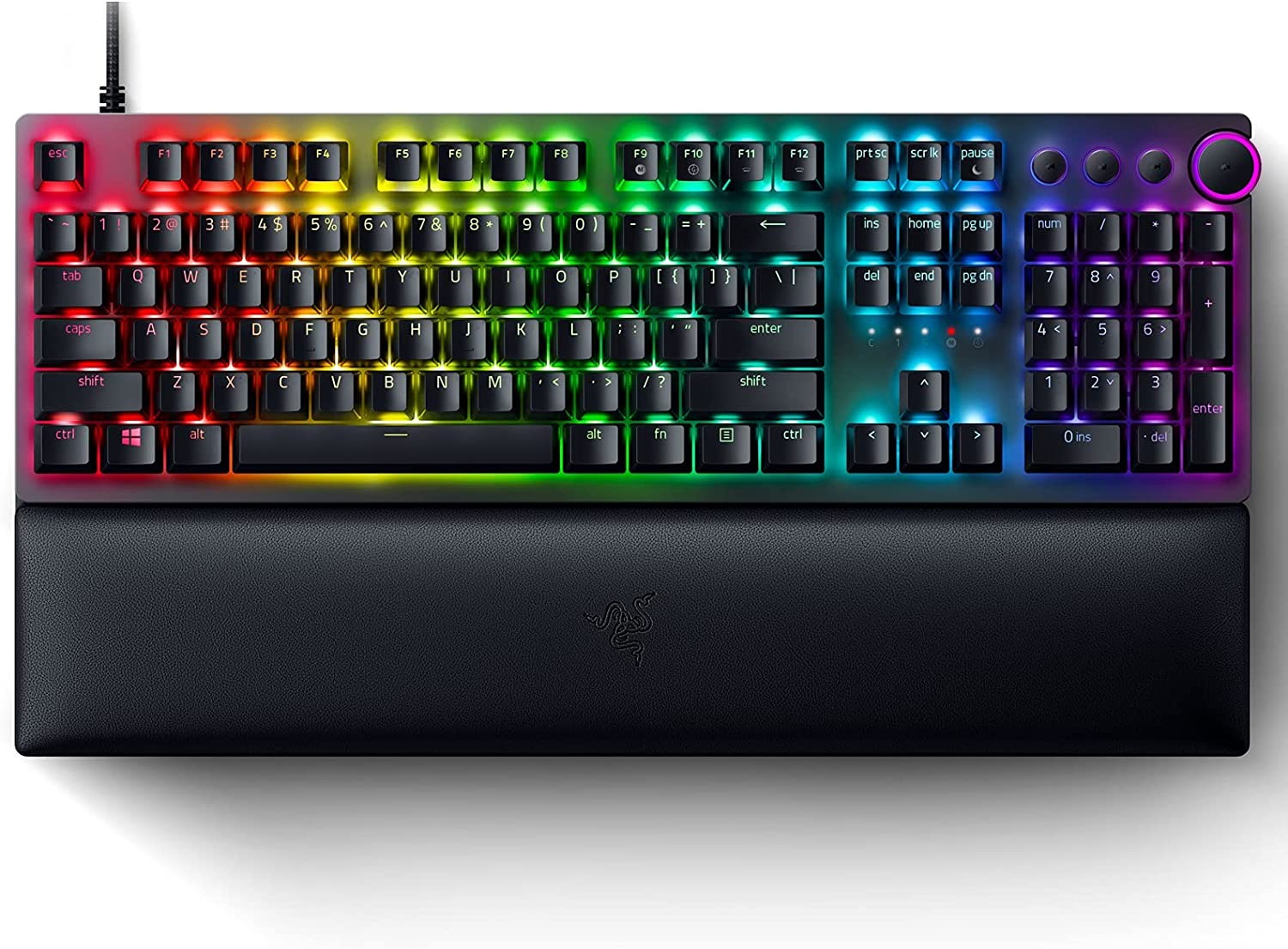 Razer Huntsman V2 Optical Gaming Keyboard: Fast Clicky Optical Switches ...