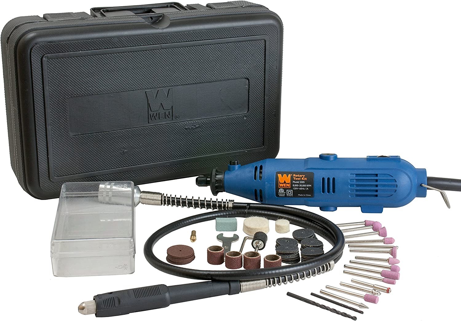 WEN 2305 Rotary Tool Kit with Flex Shaft Deals and Price History at ...