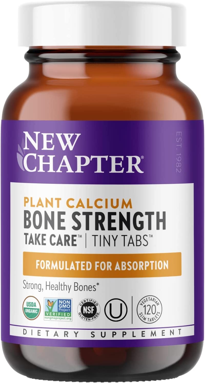 New Chapter Calcium Supplement - Bone Strength Tiny Tabs Organic ...