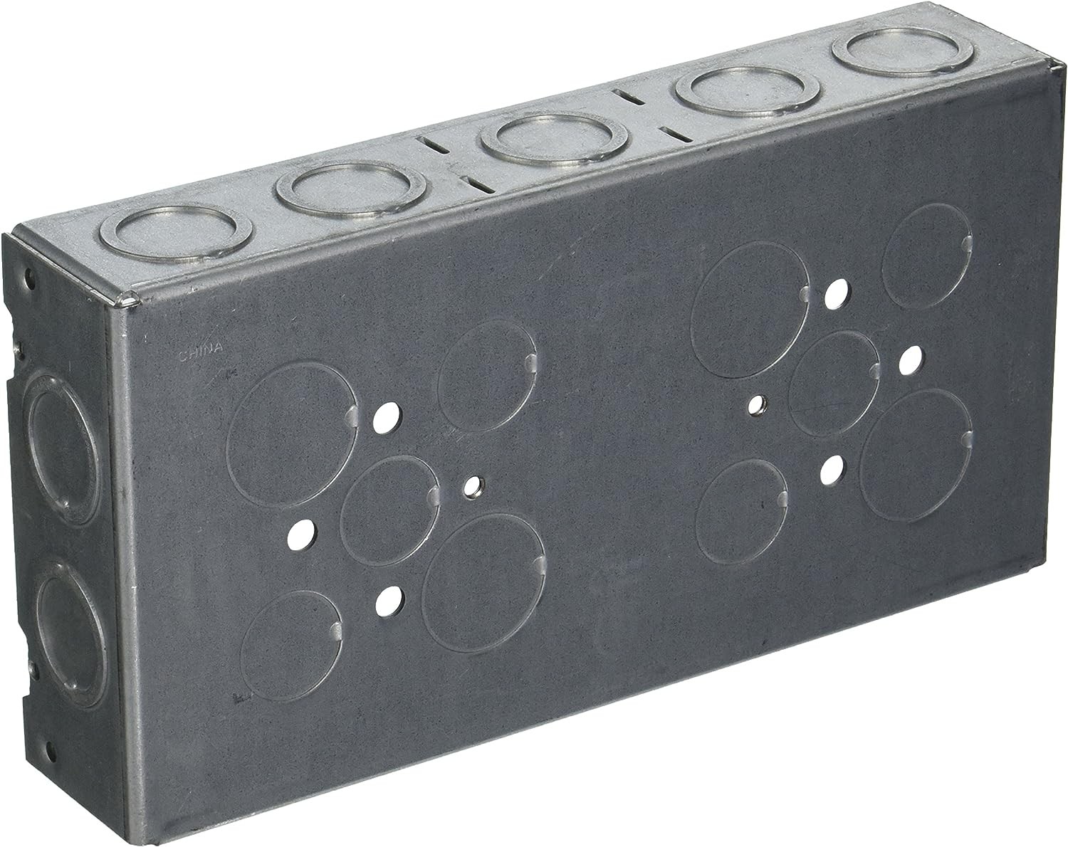 RACO 952 3-Gang 1-5/8-Inch Deep Welded Gang Electrical Box with (14 ...