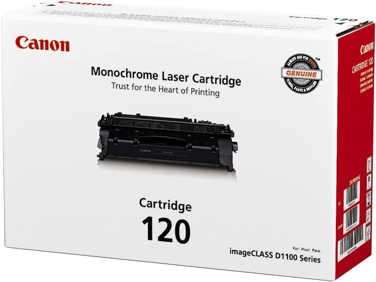 Canon Genuine Toner Cartridge 120 Black (2617B001), 1 Pack imageCLASS ...
