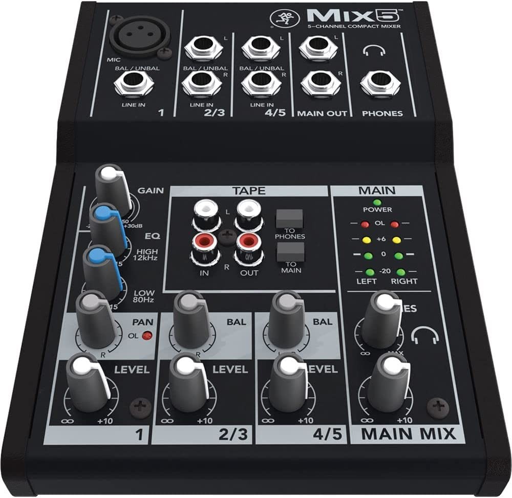 Mackie Mix5 5-Channel Compact Mixer Best Deals and Price History at ...