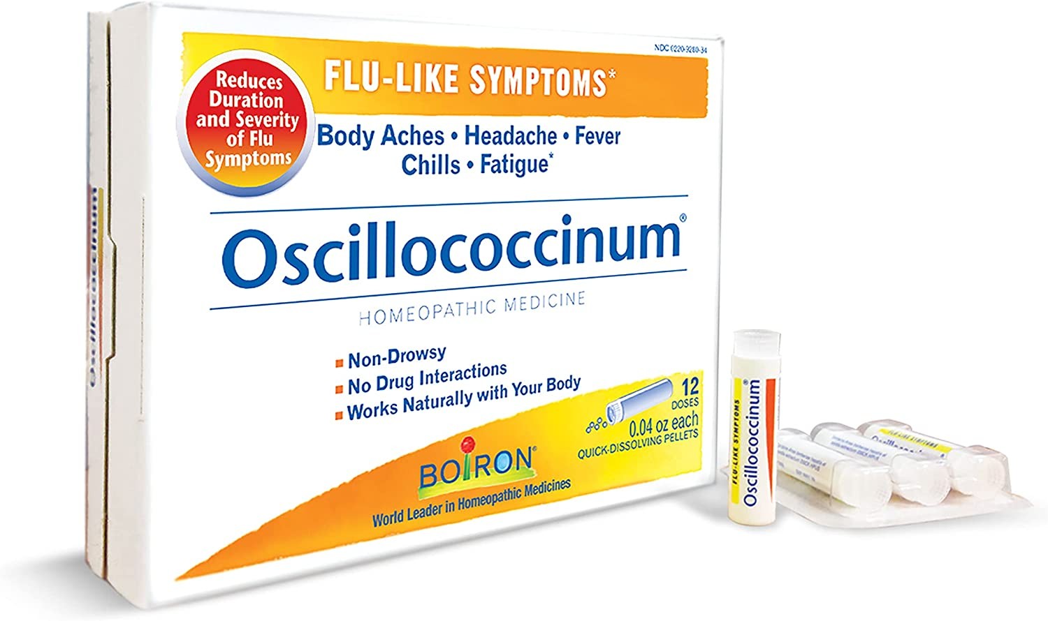 Boiron Oscillococcinum for Relief from Flu-Like Symptoms of Body Aches ...