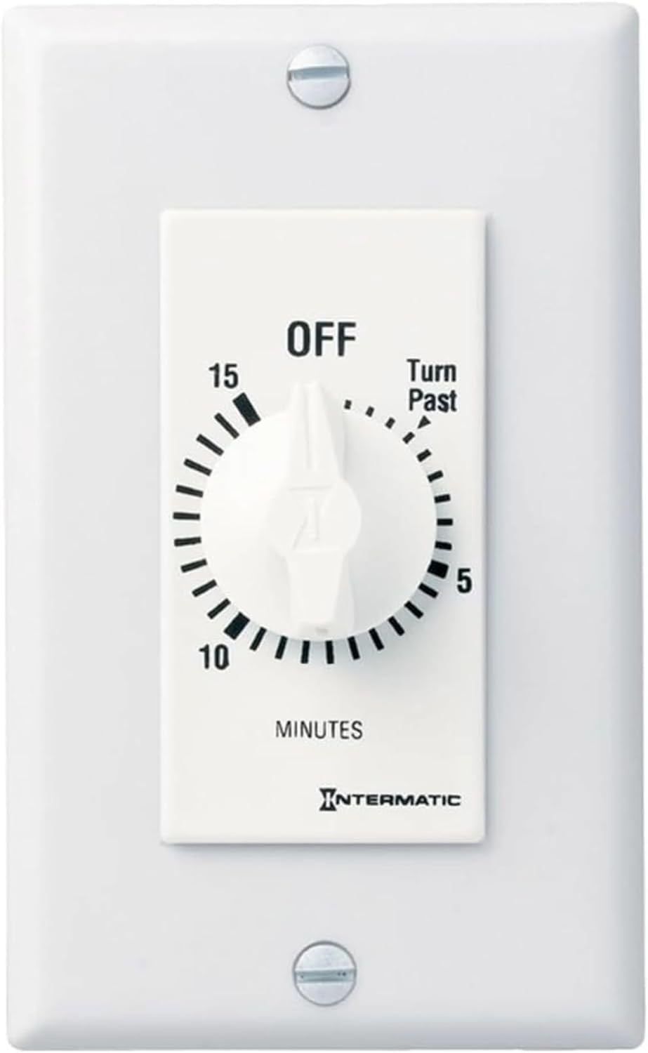 Intermatic SW15MWK 15-Minute Spring Wound Timer, White - Energy-Saving ...