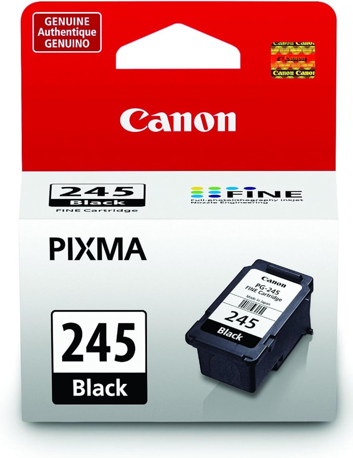 Canon PG-245 Genuine Black Ink Cartridge, Compatible with iP2820 ...