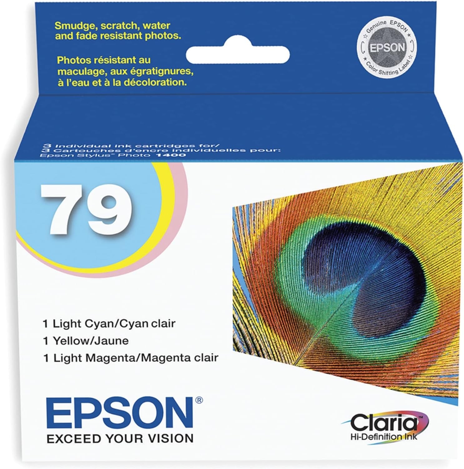 EPSON 79 Claria Hi-Definition Ink Standard Capacity (T079921-S) Works ...