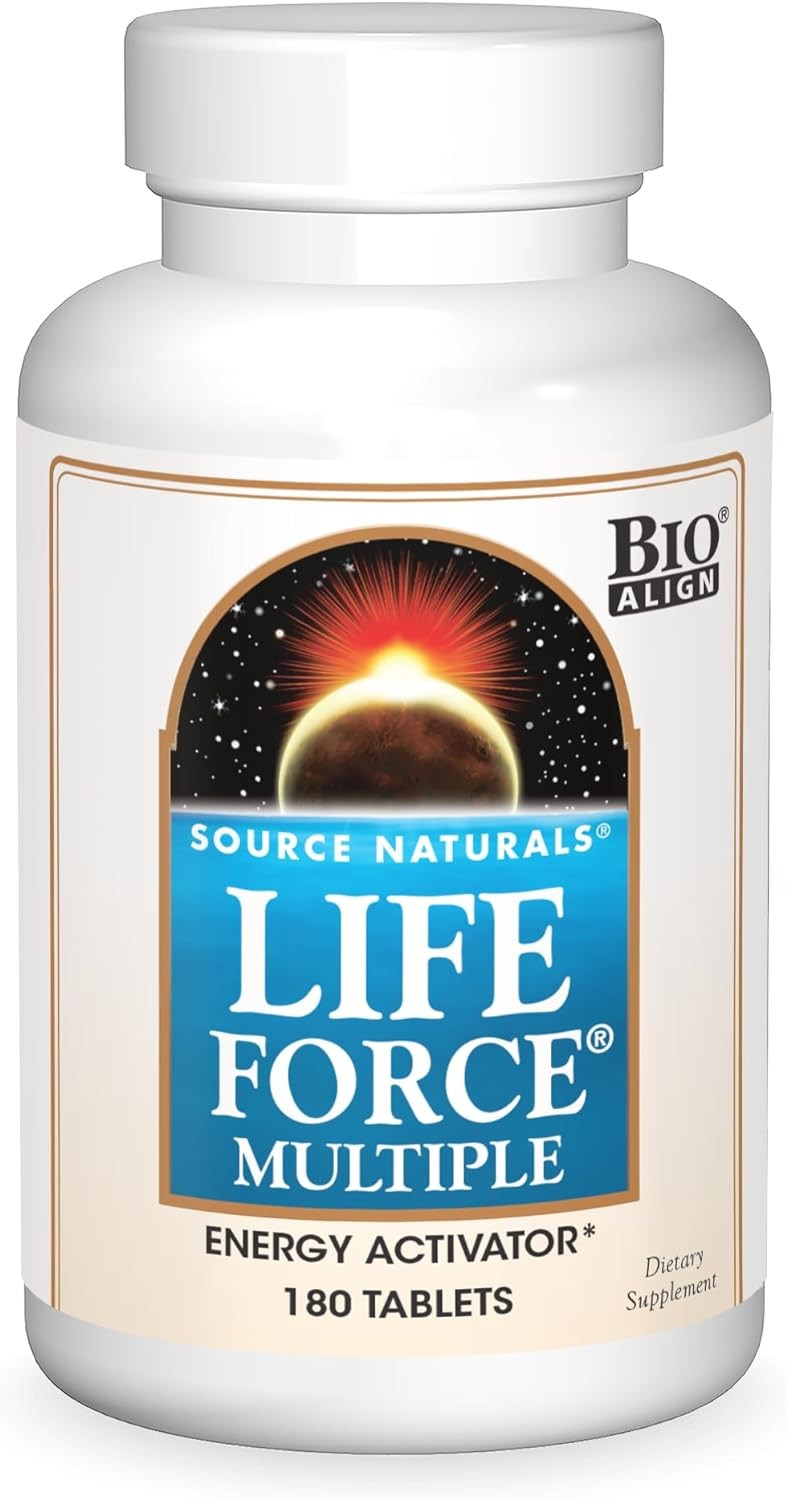 Source Naturals Life Force Multiple, Energy Activator* - 180 Tablets ...