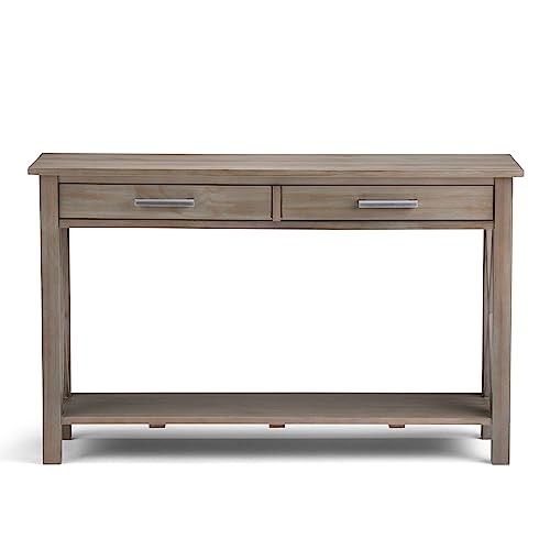 SIMPLIHOME Kitchener SOLID WOOD 47 inch Wide Contemporary Modern ...