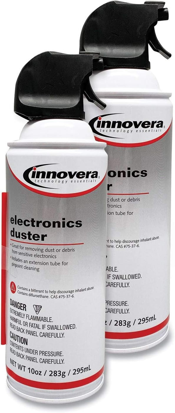 Innovera Compressed Air Duster Cleaner, 10 Oz Can, 2/Pack Deals and ...