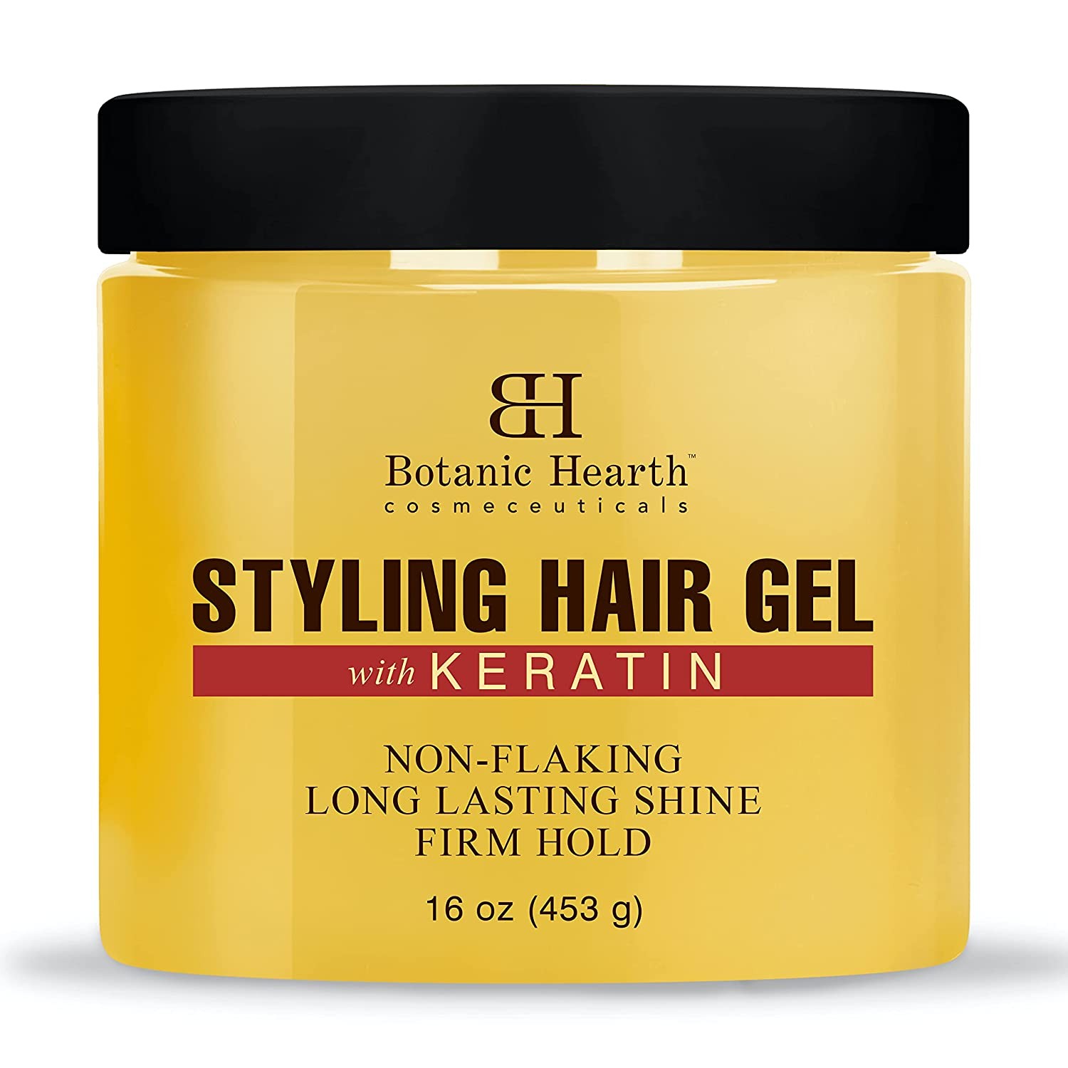 Botanic Hearth Hair Gel - with Keratin Protein - Styling Gel for Curly ...