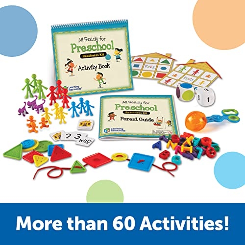 Learning Resources All Ready for Preschool Readiness Kit - 60 ...