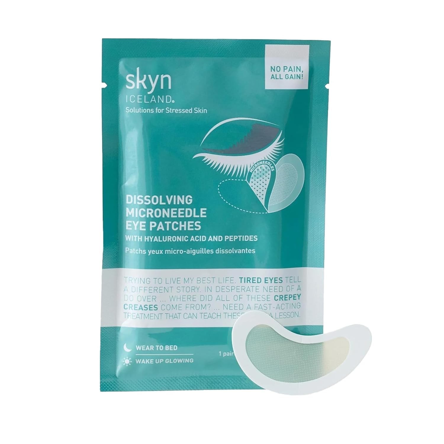 Skyn ICELAND Dissolving Microneedle Under Eye Patches With 39% ...