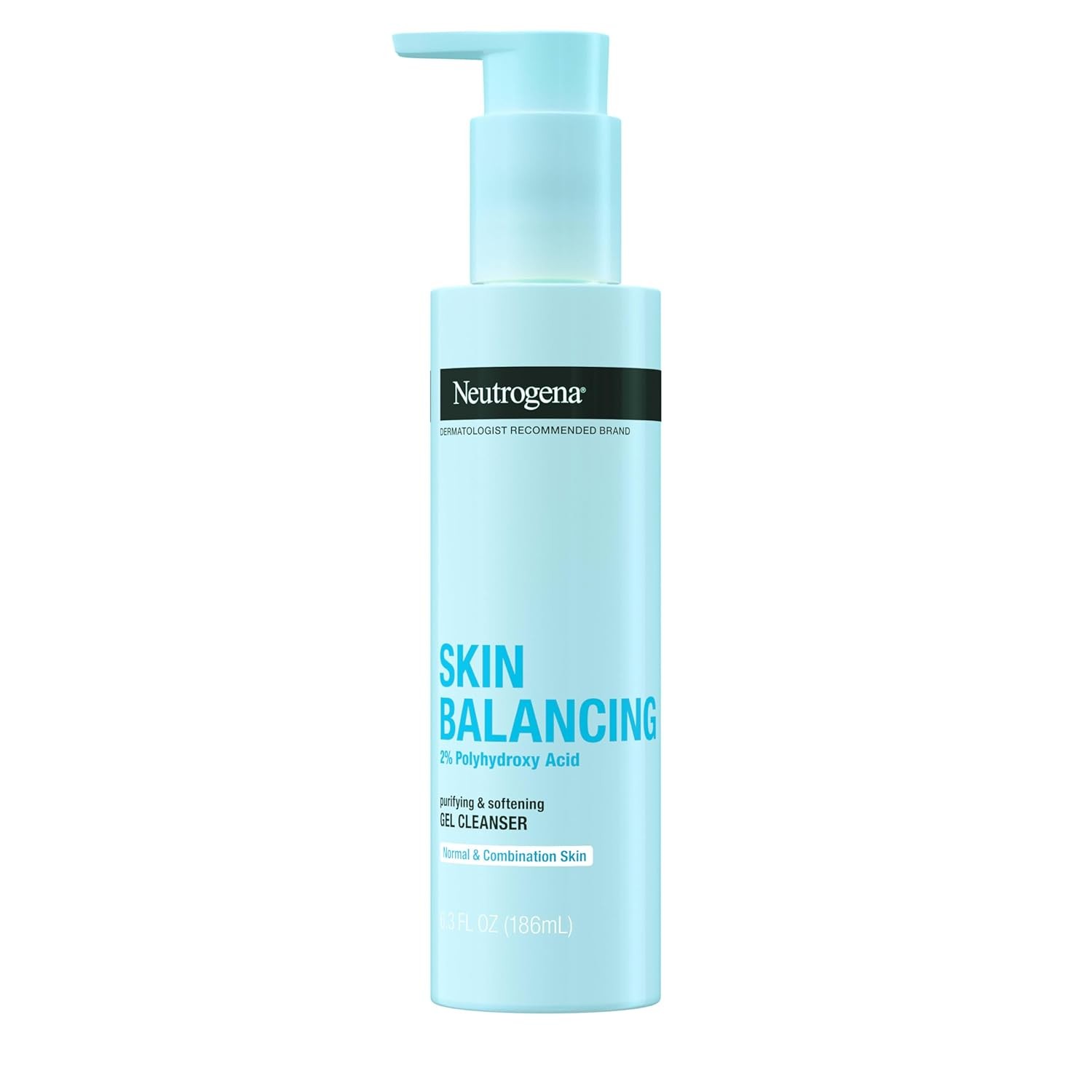 Neutrogena Skin Balancing Purifying Gel Cleanser with 2% Polyhydroxy ...